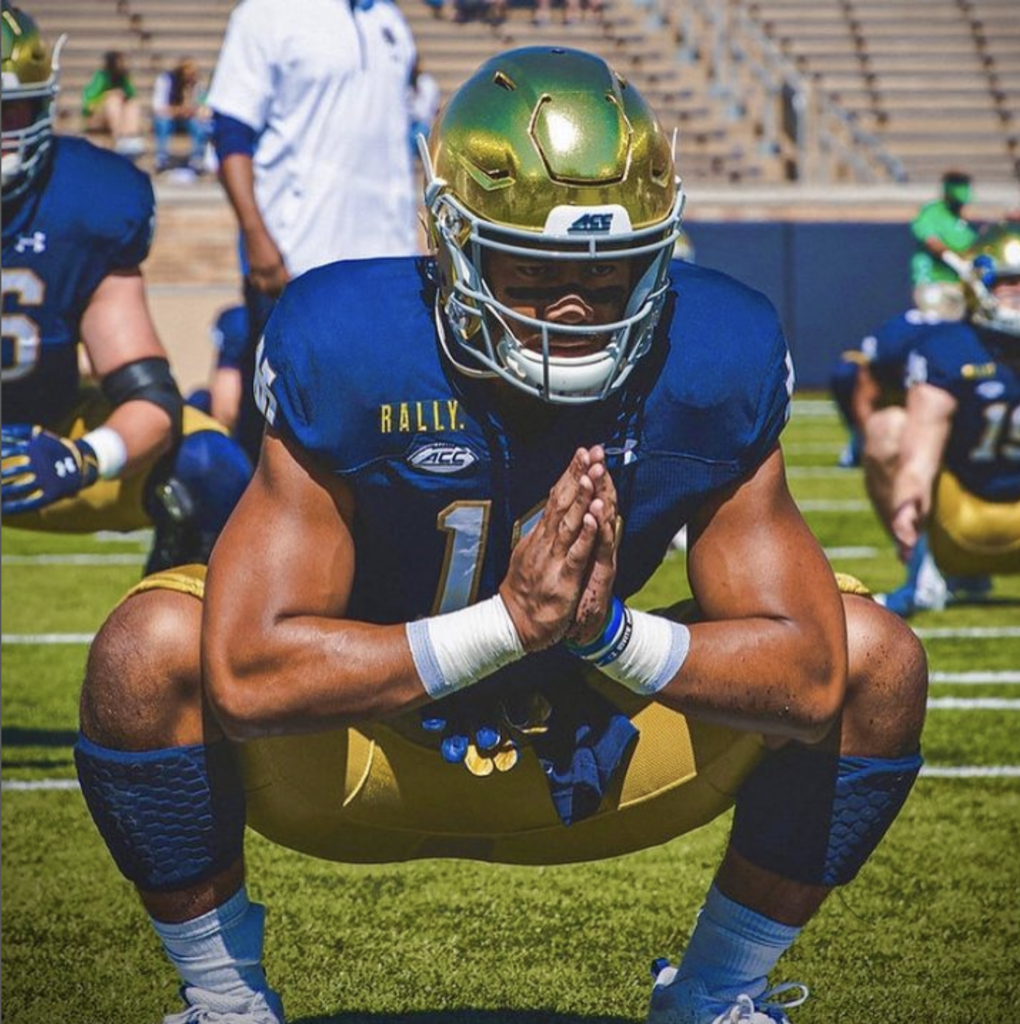 Former Notre Dame LB Paul Moala Transfers To Idaho - The Bluebloods